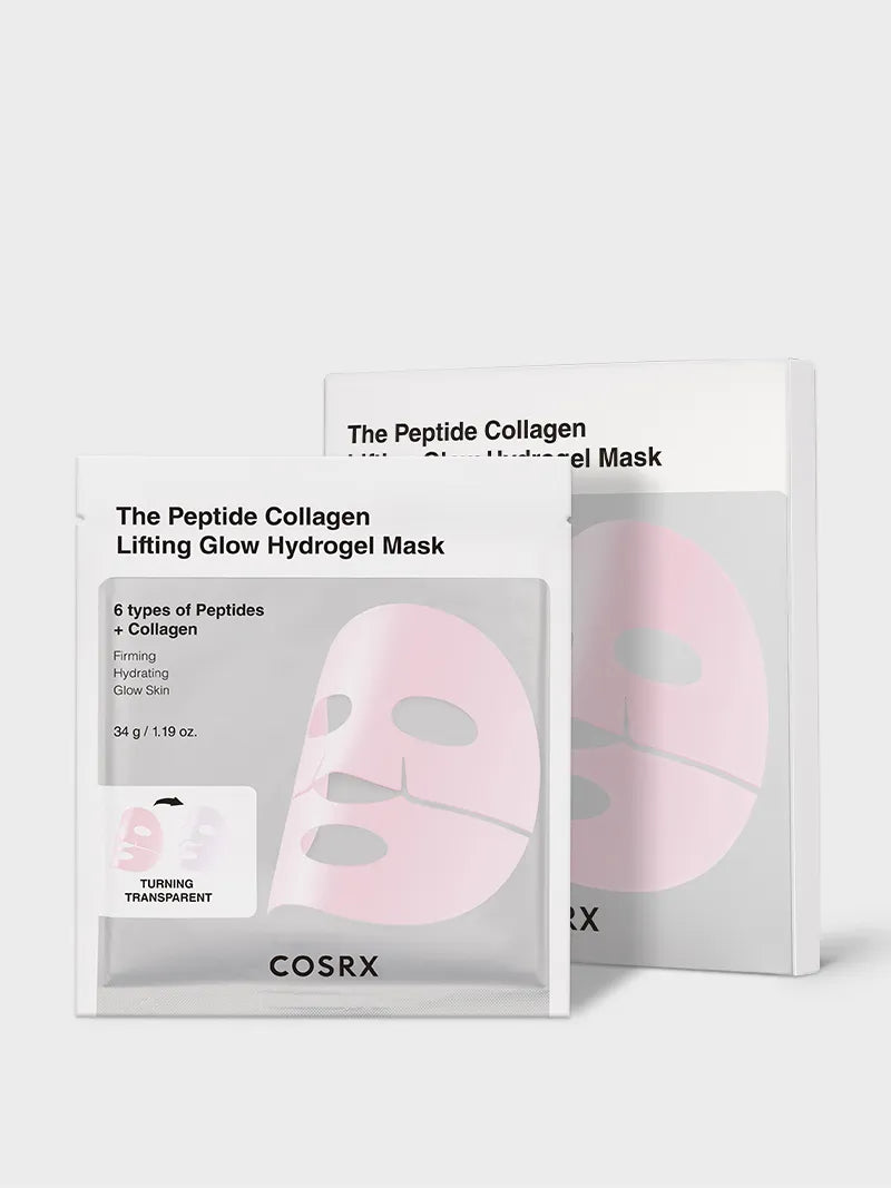 COSRX The Peptide Collagen Lifting Glow Hydrogel Mask_3ea – COSRX Official